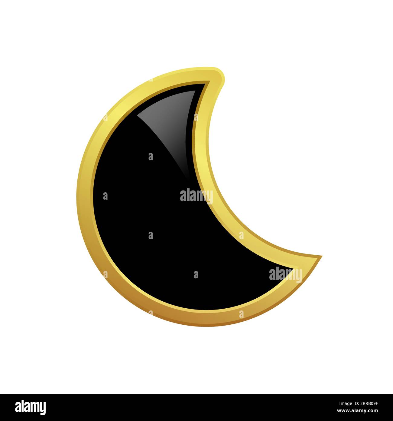 Black shield with glossy bright golden frame. VIP luxury logo design ...