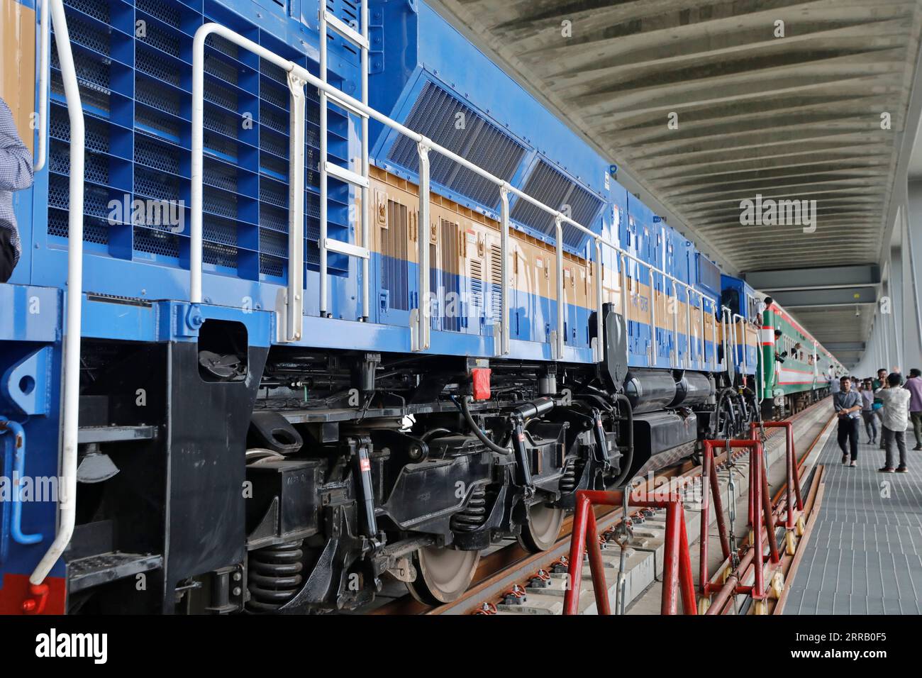 Munshiganj, Bangladesh - September 07, 2023: A special train operated ...