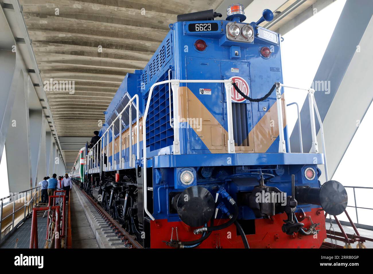 Munshiganj, Bangladesh - September 07, 2023: A special train operated ...