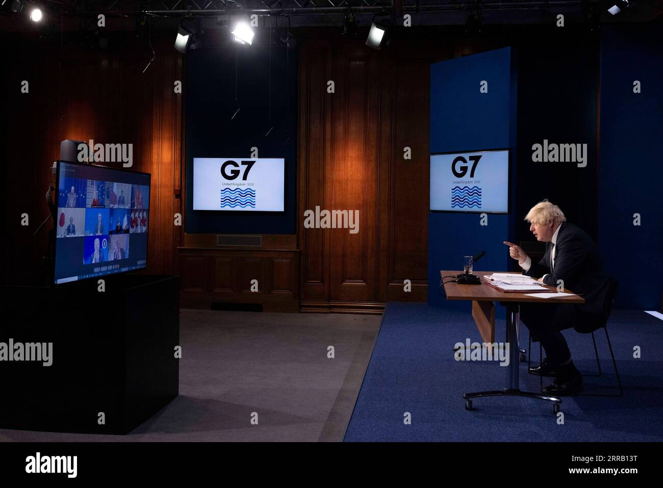 G7 summit 2021 london hi-res stock photography and images - Alamy