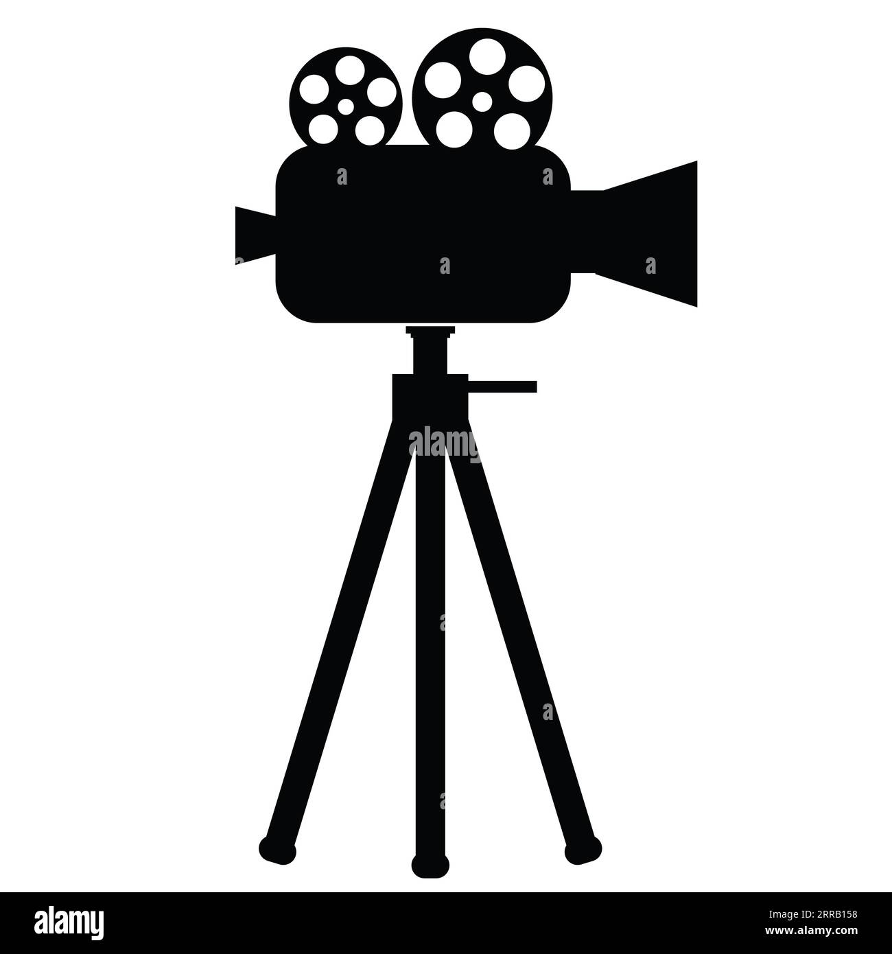 film recorder icon. video camera sign. movie production symbol. flat ...
