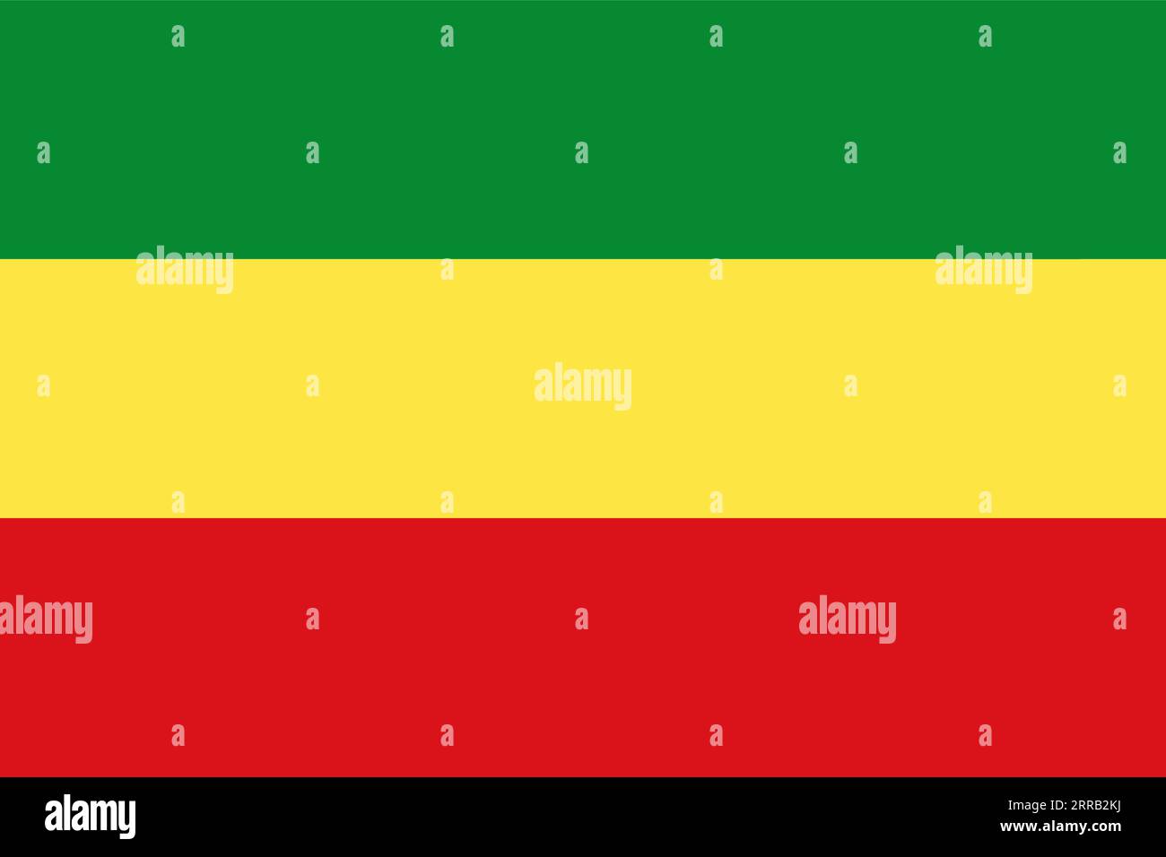 National Ethiopia flag, official colors and proportion correctly ...