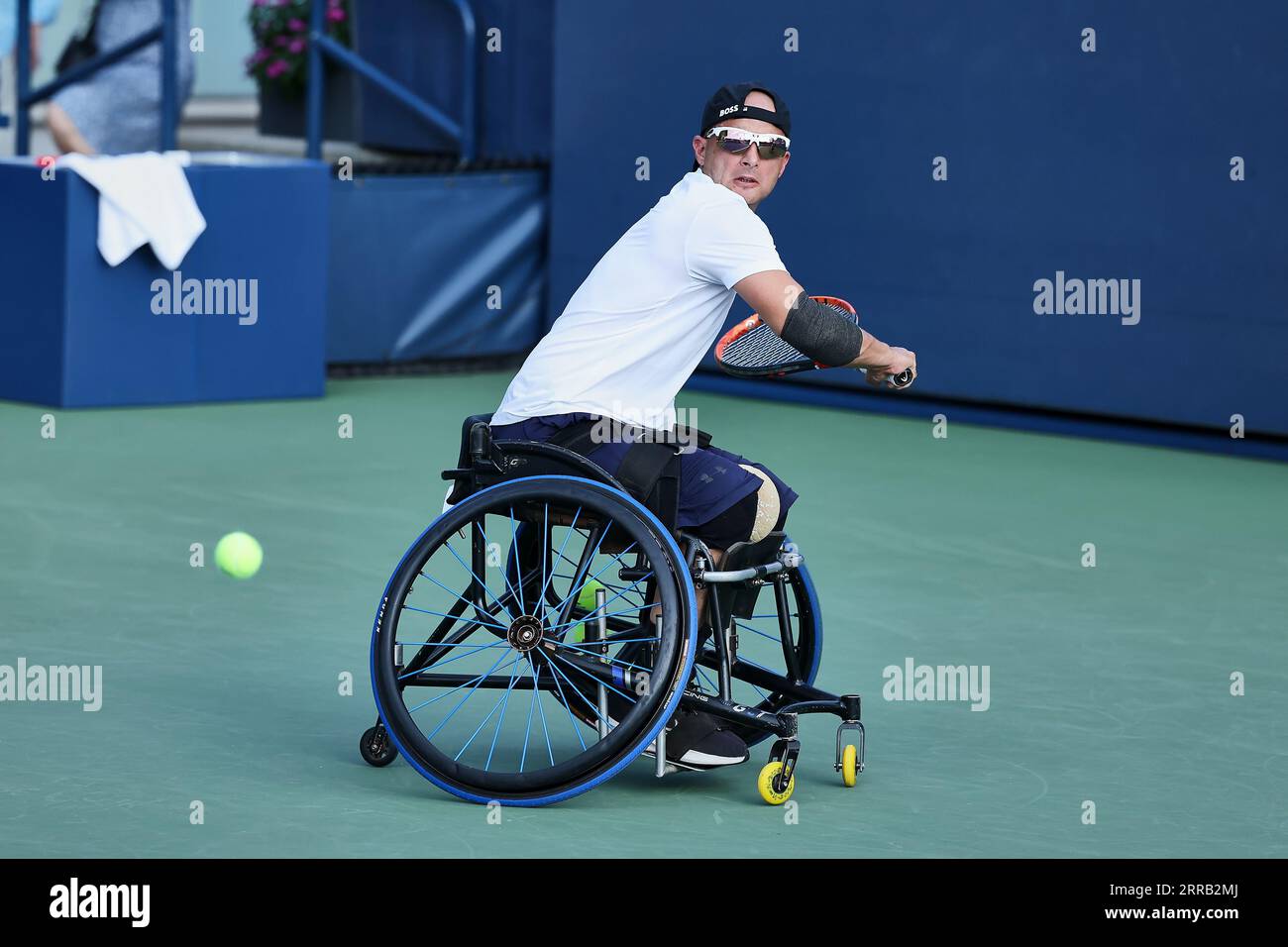 New York, New York, USA. 6th Sep, 2023. Guy Sasson (ISR) in action ...