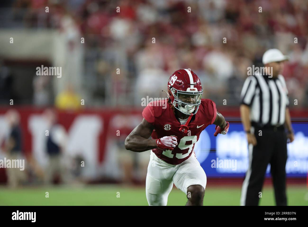 Alabama wide receiver Kendrick Law (19) during the first half of an ...