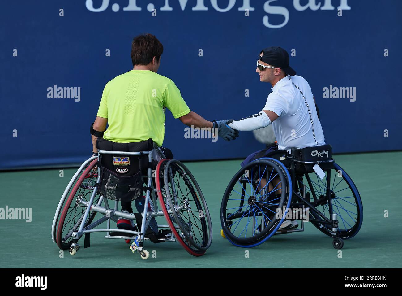 New York, New York, USA. 6th Sep, 2023. Koji Sugeno (JPN), Guy Sasson ...