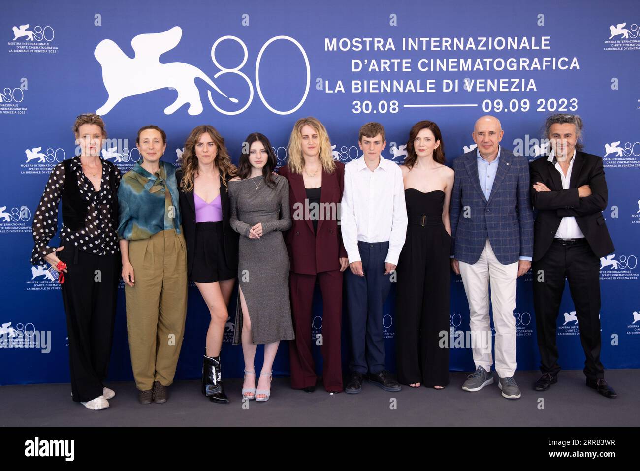 Lido Di Venezia, Italy. 07th Sep, 2023. (L-R) A guest, Juliette ...