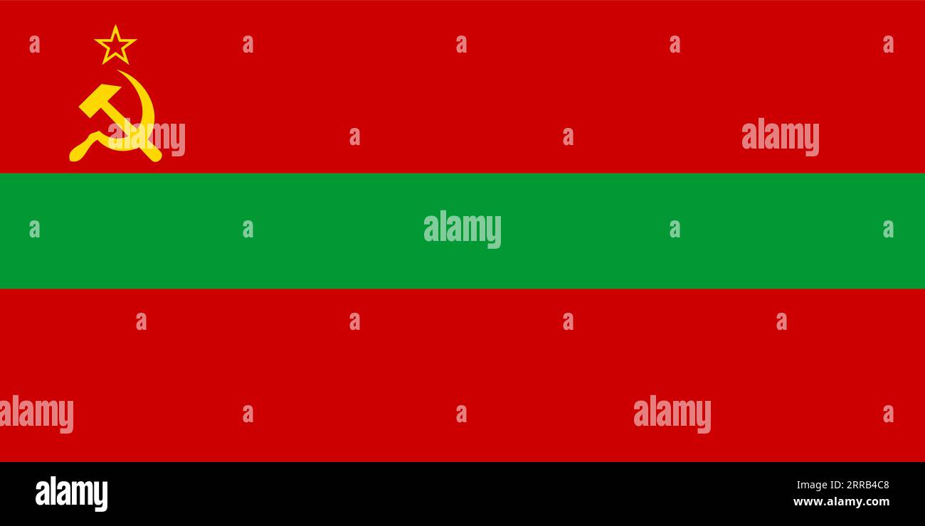Vector Illustration Of The Historical Timeline Flag Of The Moldavian