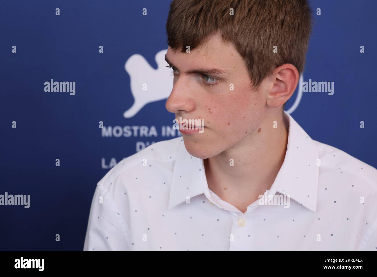 Lido Di Venezia, Italy. 07th Sep, 2023. Felix Heremans poses during the photocall of the movie ...