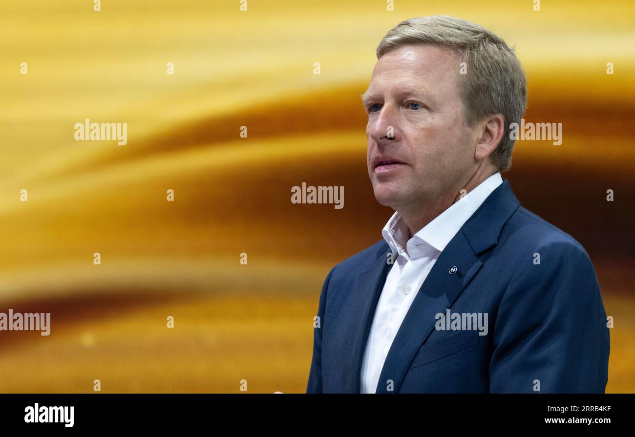 Munich, Germany. 07th Sep, 2023. Oliver Zipse, CEO BMW, stands at the ...