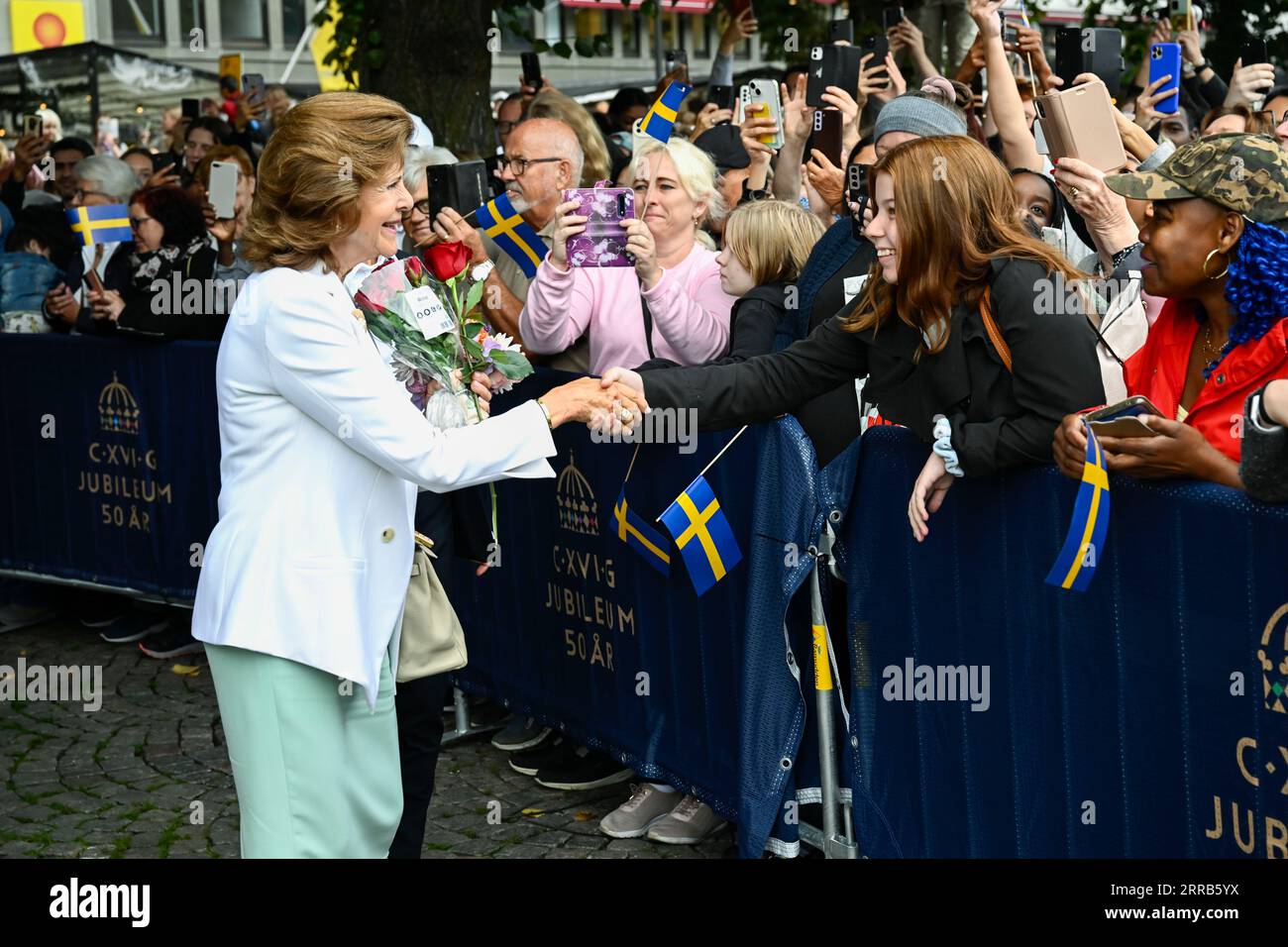 Karlstad, Sweden. 07th Sep, 2023. KARLSTAD 20230907King Carl Gustaf and ...