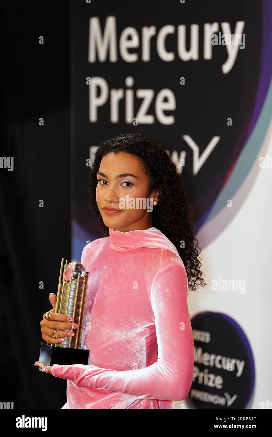 Olivia Dean attending the Mercury Prize 2023 awards show at the Eventim ...