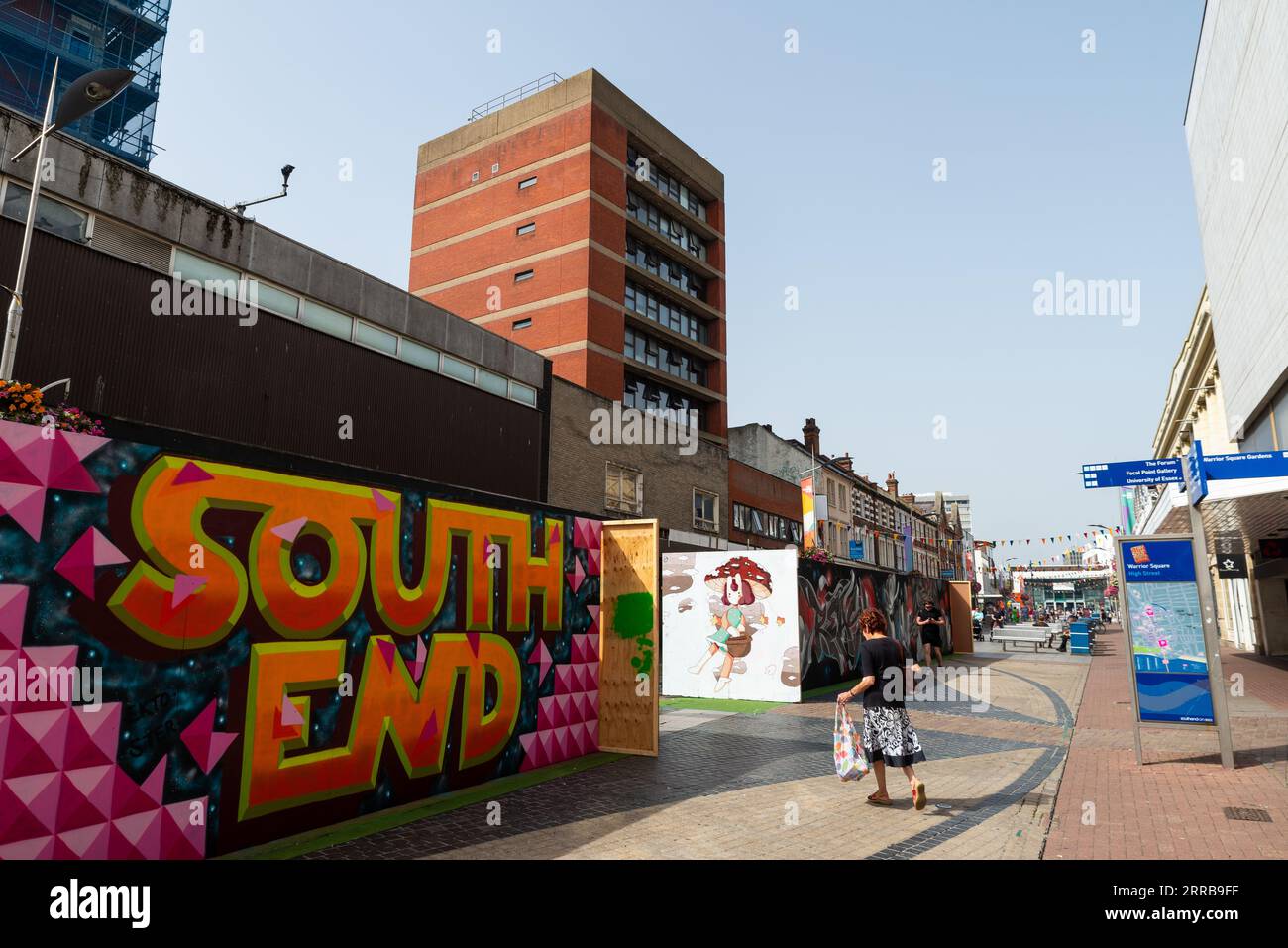 Part of the Southend City Jam graffiti art event around the High Street ...