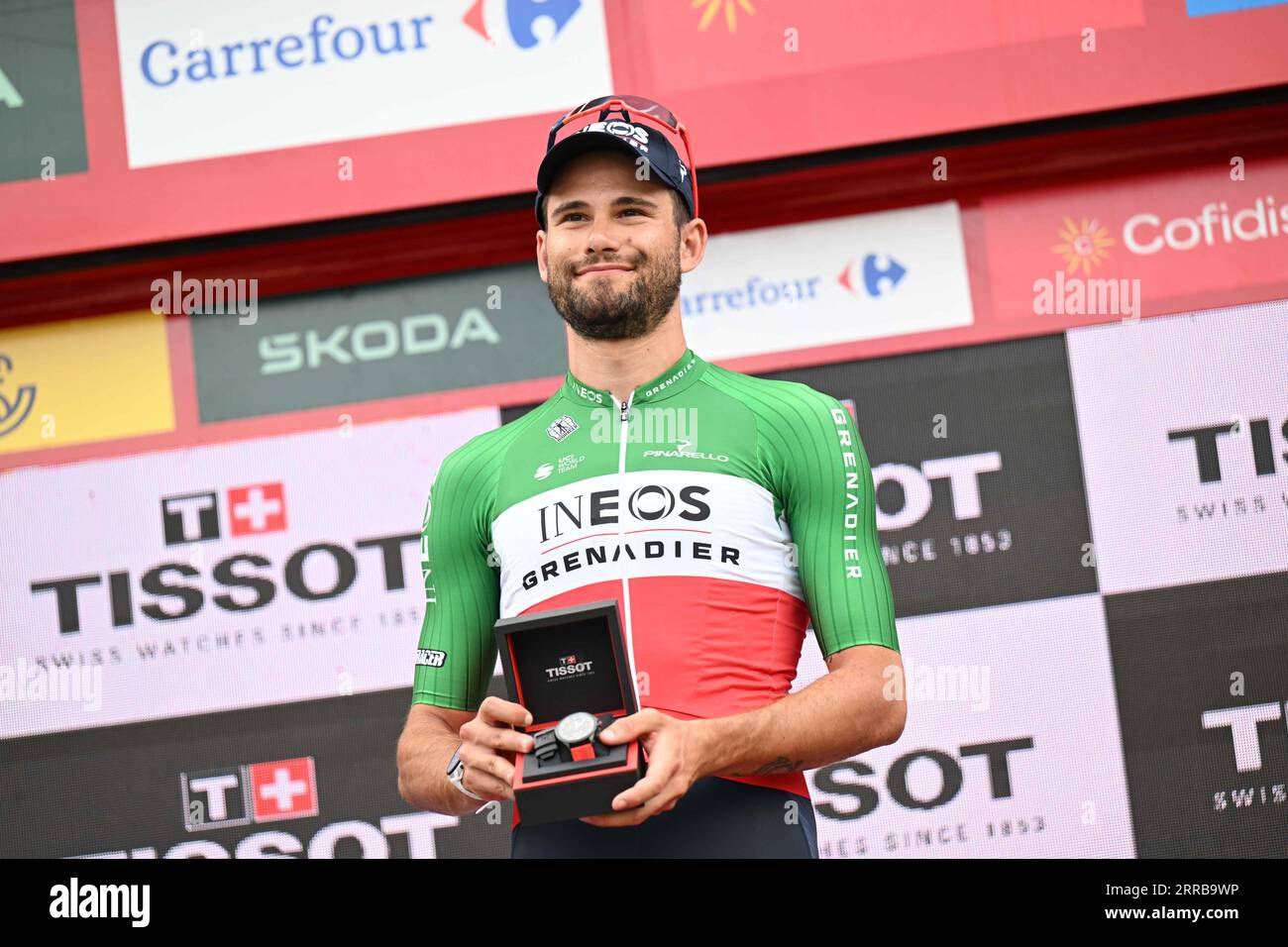 Felipo Ganna Italy Champion Ineos Grenadiers wins TT Stock Photo - Alamy