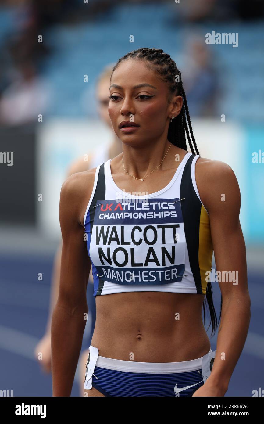 Revee Walcott-Nolan in the 800m at the UK Athletics Championship 2023 ...