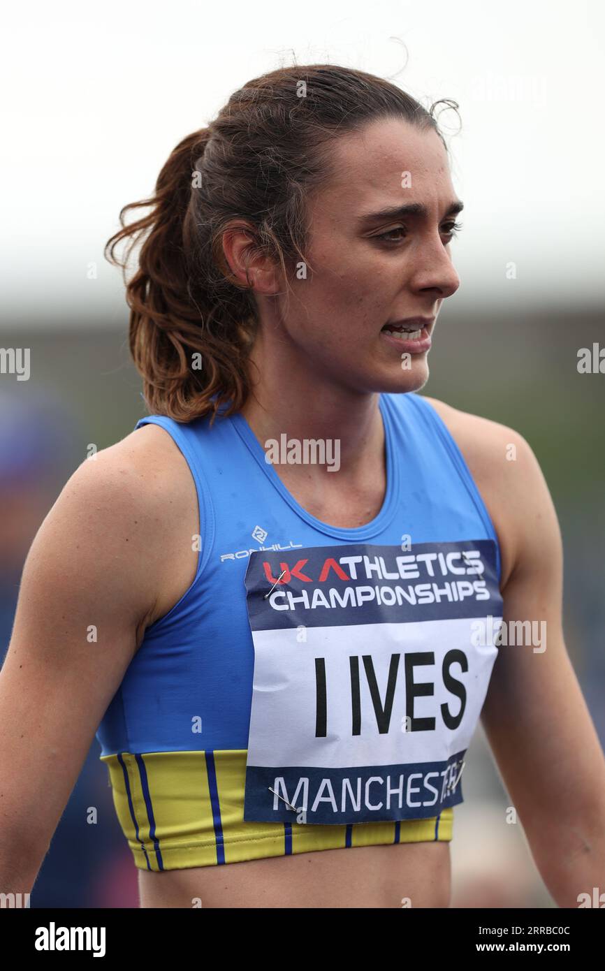 Isobel Ives in the 800m at the UK Athletics Championship 2023 Stock ...