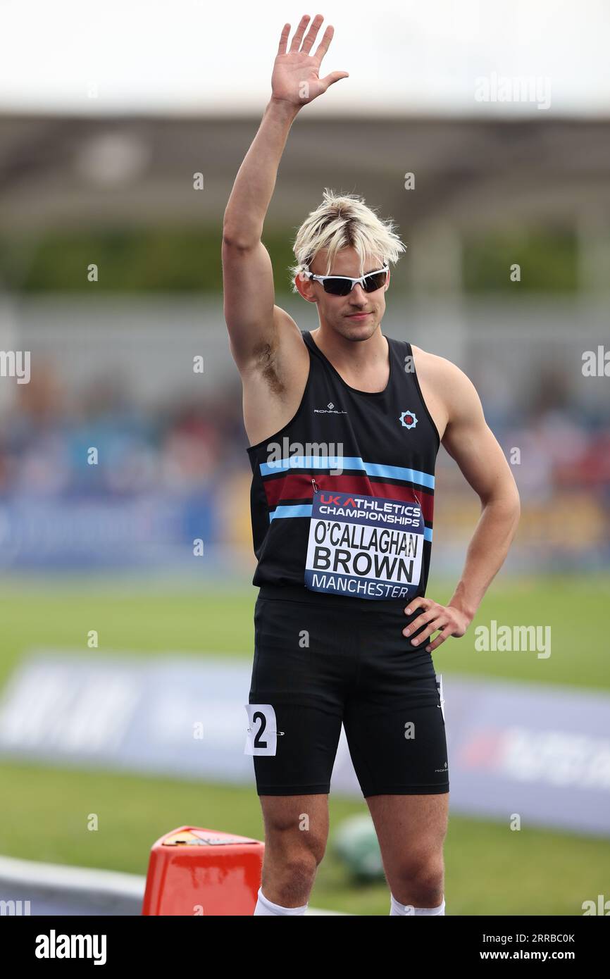 Alex O'CALLAGHAN BROWN in the 400m Hurdles at the UK Athletics ...