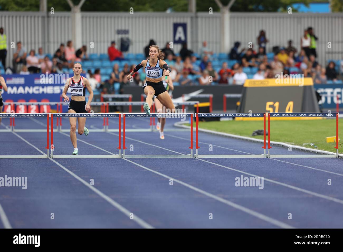 Jessica TAPPIN in the 400m Hurdles Heats at the UK Athlete Championship ...