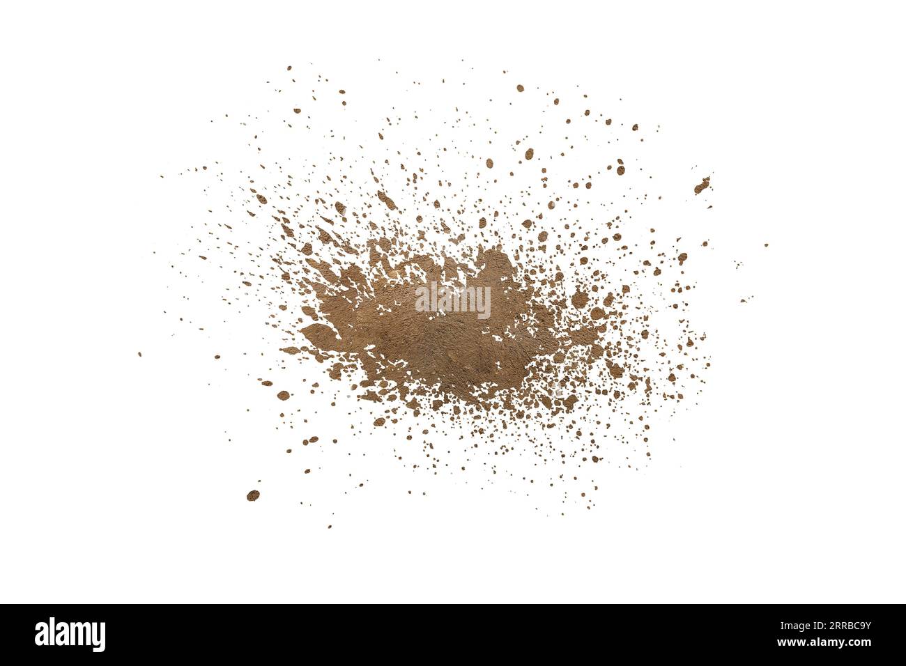 mud splash isolated on white background Stock Photo - Alamy