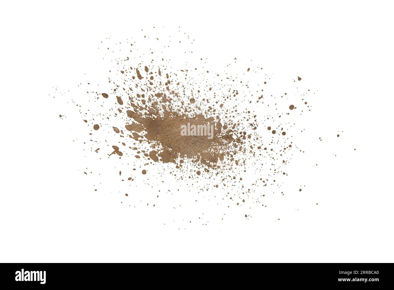 mud splash isolated on white background Stock Photo - Alamy