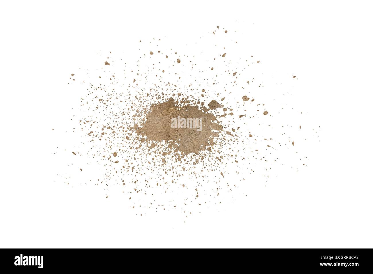 mud splash isolated on white background Stock Photo - Alamy