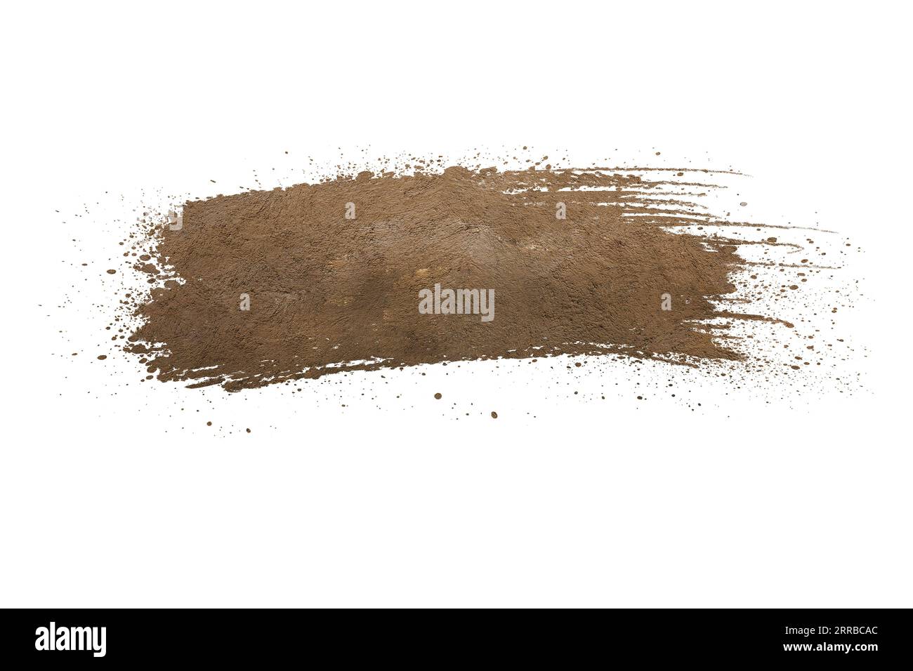 mud splash isolated on white background Stock Photo - Alamy