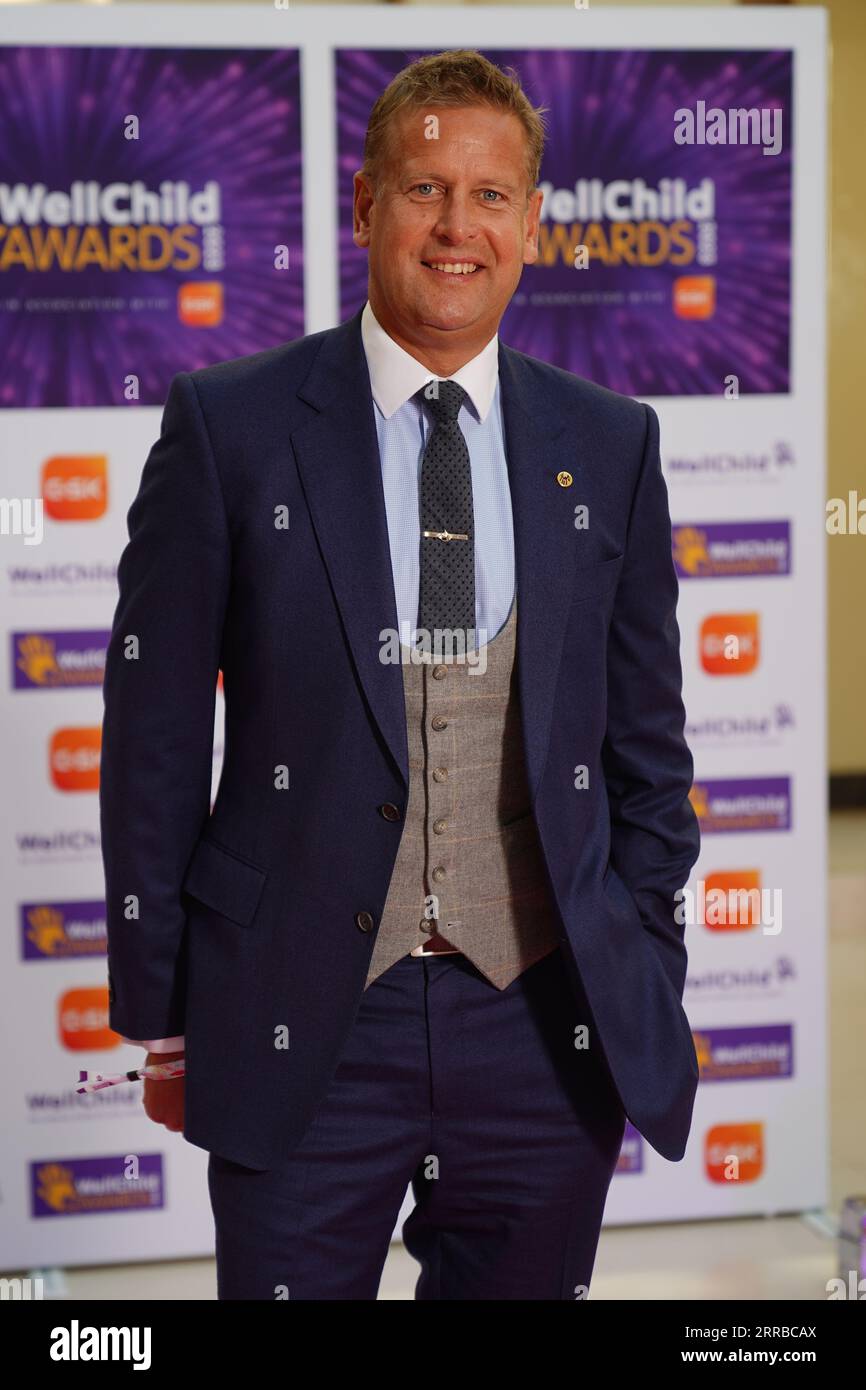Ed Chamberlin arrives for the annual WellChild Awards 2023 at the ...