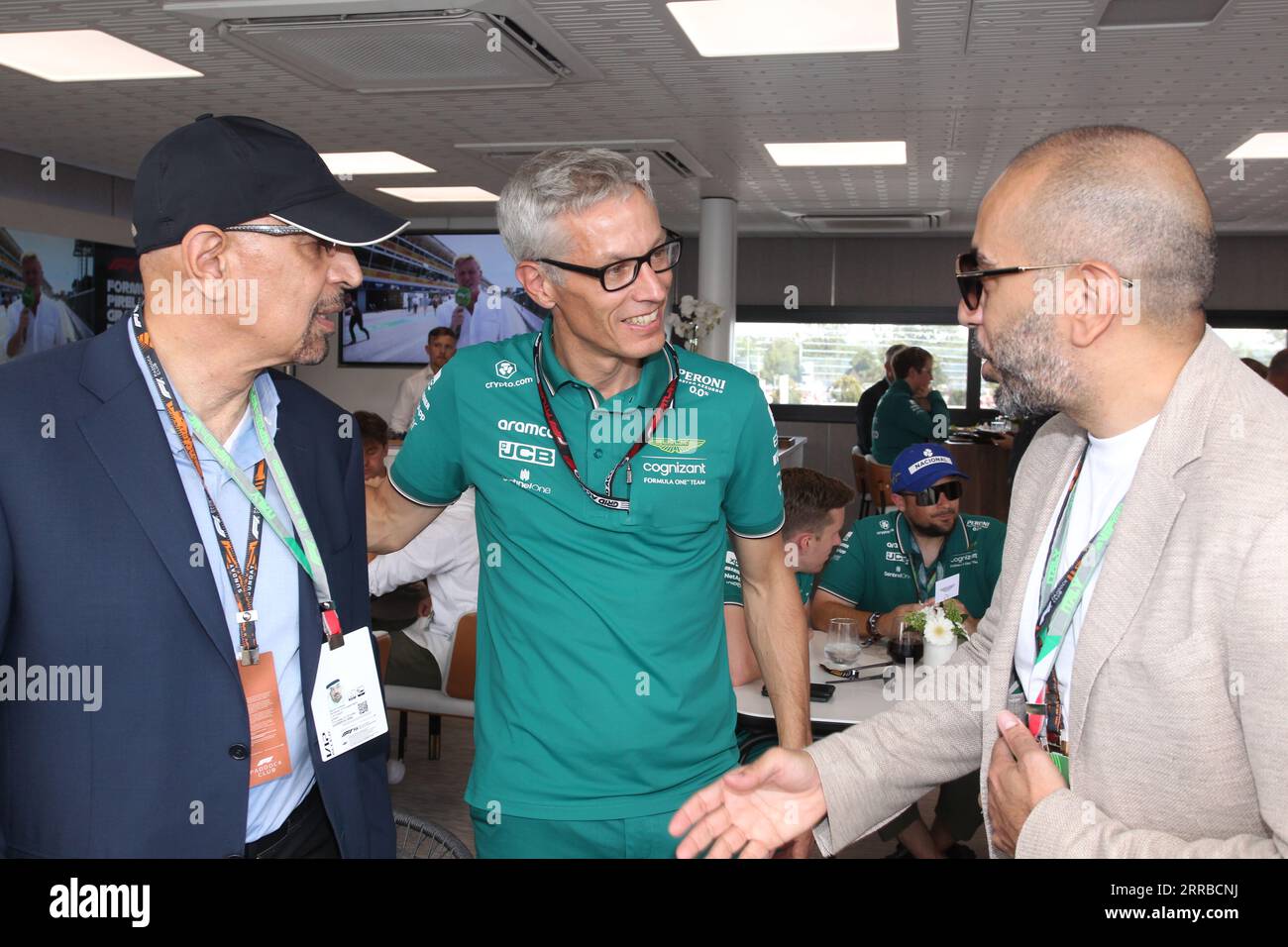 Team principal of aston martin aramco cognizant f1 team hi-res stock ...