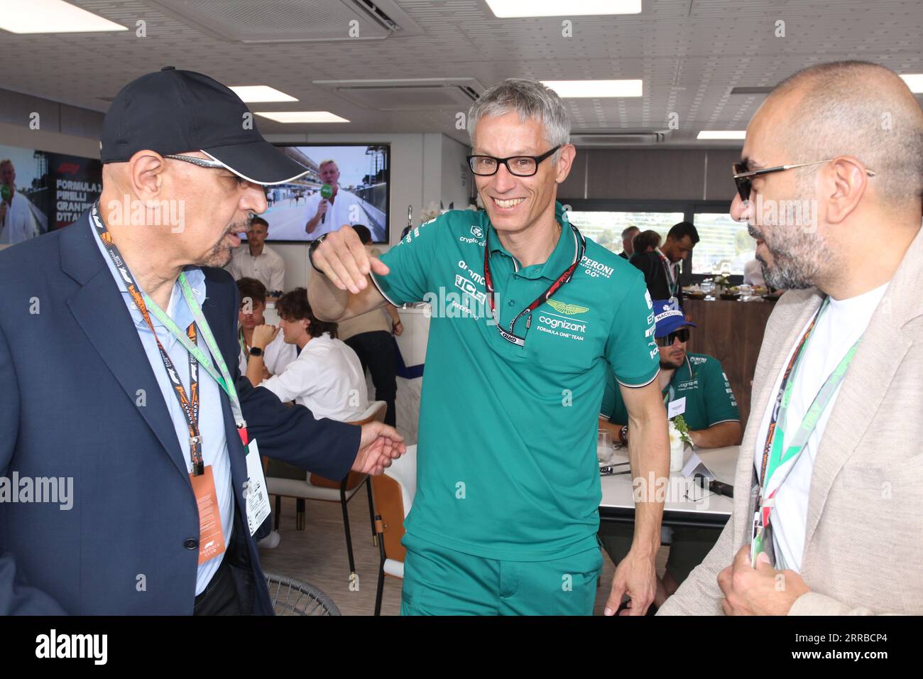 Team principal of aston martin aramco cognizant f1 team hi-res stock ...