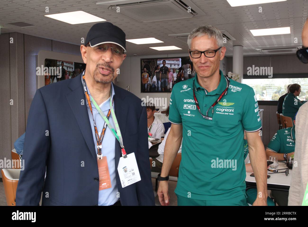 Team principal of aston martin aramco cognizant f1 team hi-res stock ...