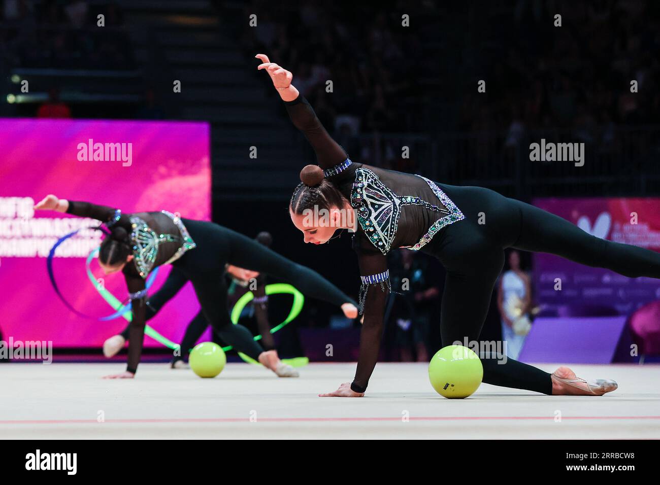 Czech Republic group team seen in action during 40th FIG Rhythmic ...