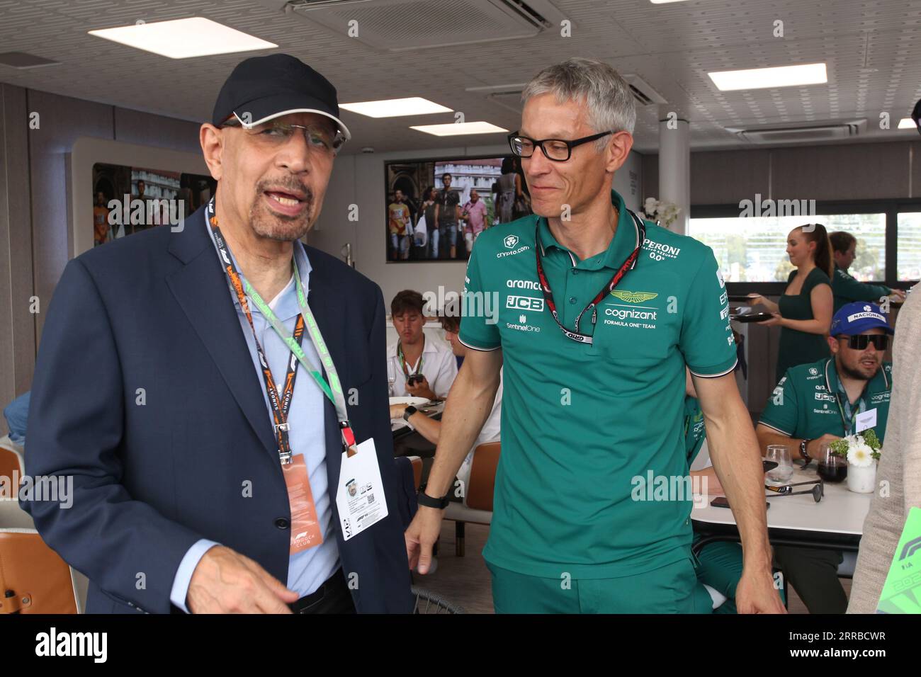 Team principal of aston martin aramco cognizant f1 team hi-res stock ...