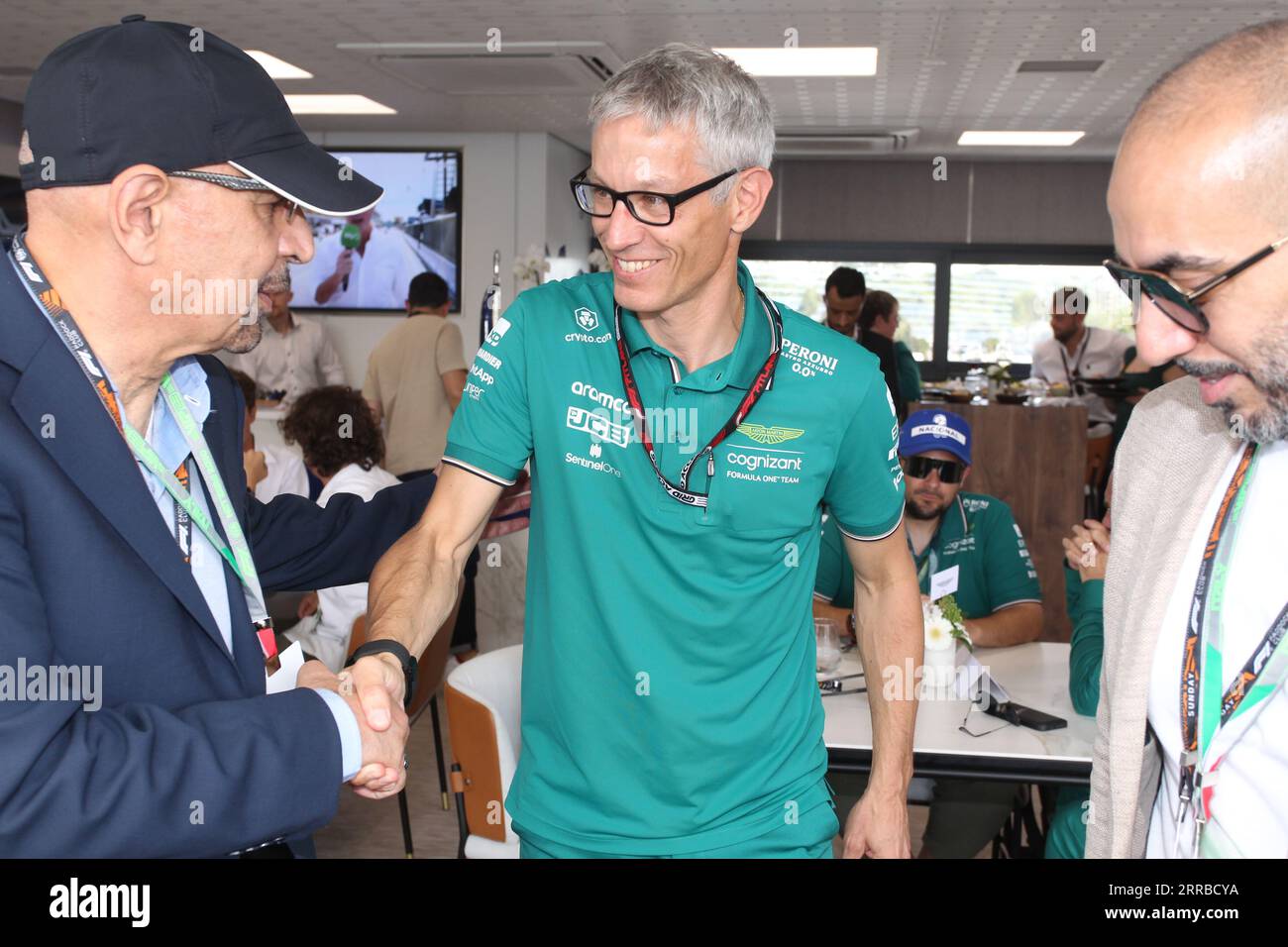 Team principal of aston martin aramco cognizant f1 team hi-res stock ...
