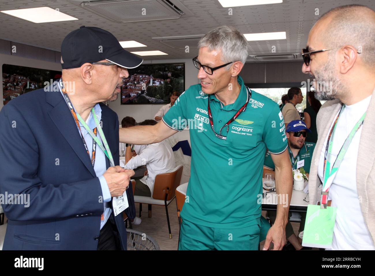 Team principal of aston martin aramco cognizant f1 team hi-res stock ...