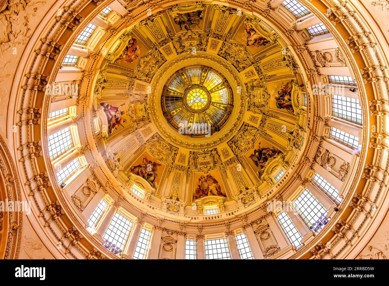 Dome Stained Glass Berlin Cathedral Berliner Dom Berlin Germany ...