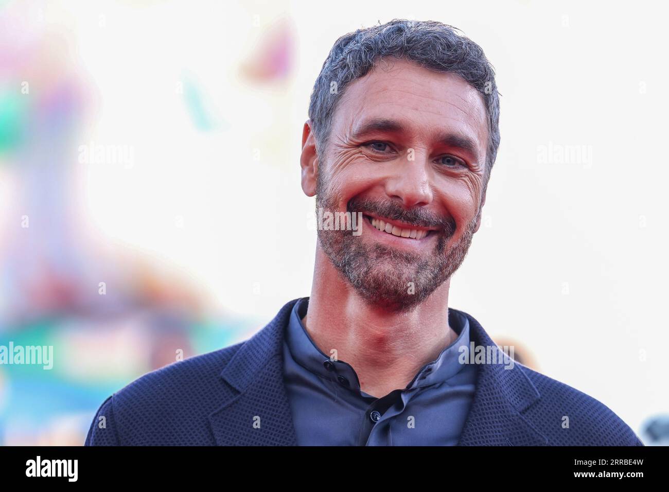 Raoul Bova poses for photographers upon arrival for the premiere of the ...