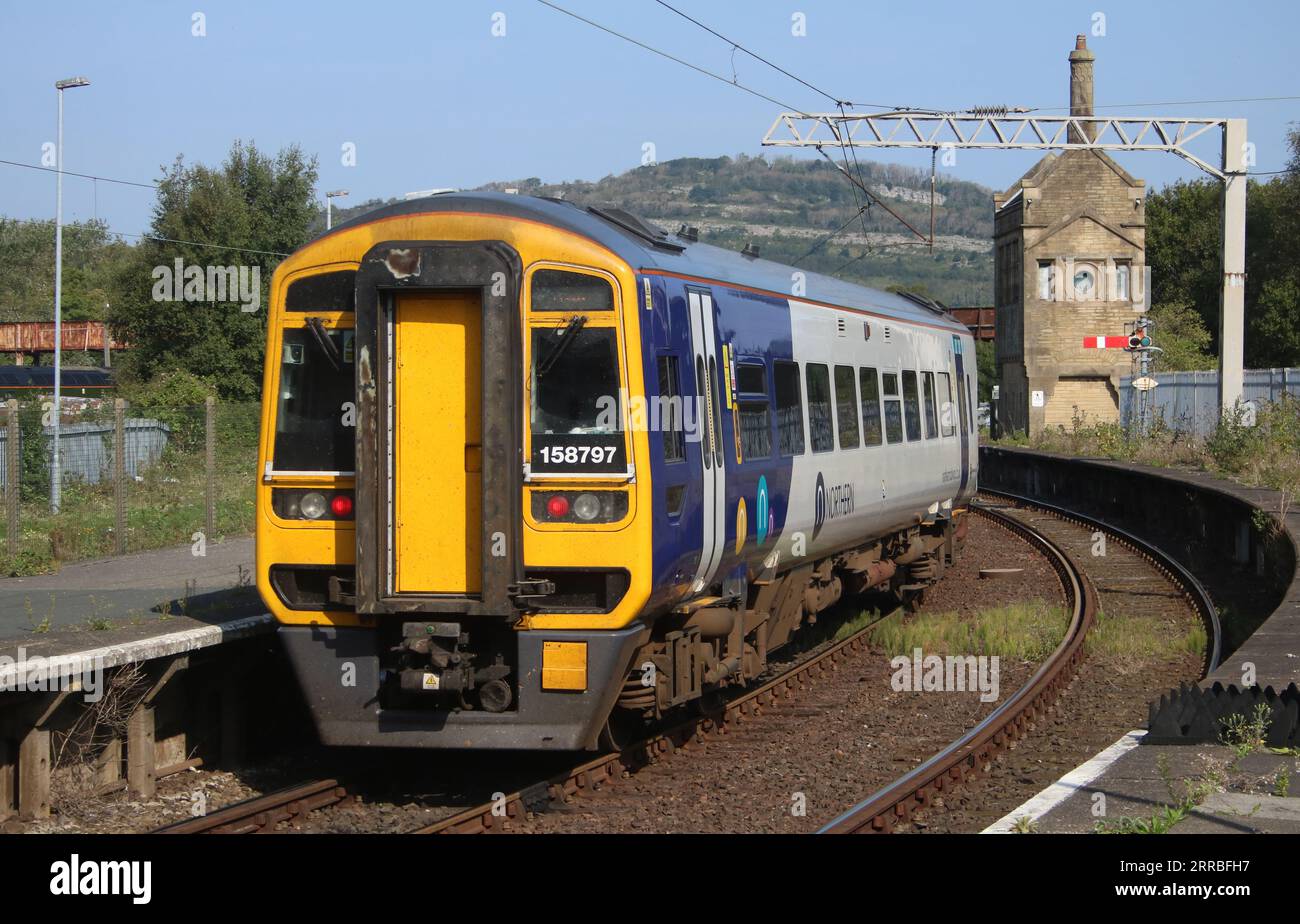 Northern Trains class 158 express sprinter diesel multiple unit train ...