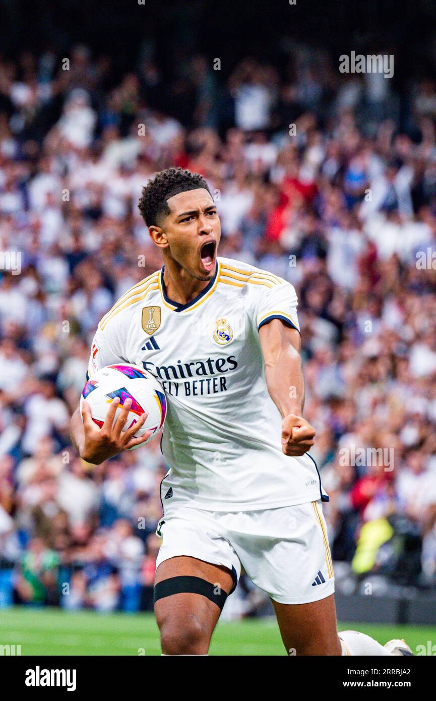 Jude Bellingham (Real Madrid) celebrates the first goal of Real Madrid ...