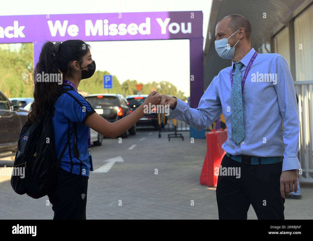 Kuwait school teacher and student photo hi-res stock photography and ...