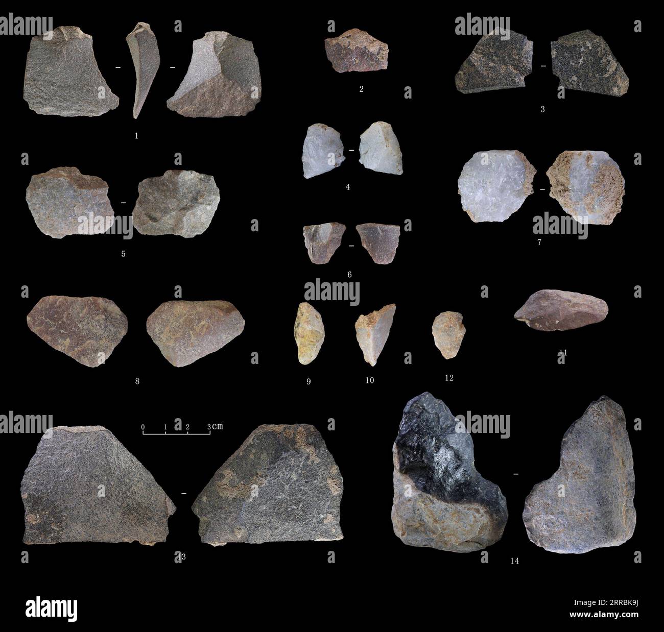 Paleolithic stone tools hi-res stock photography and images - Alamy