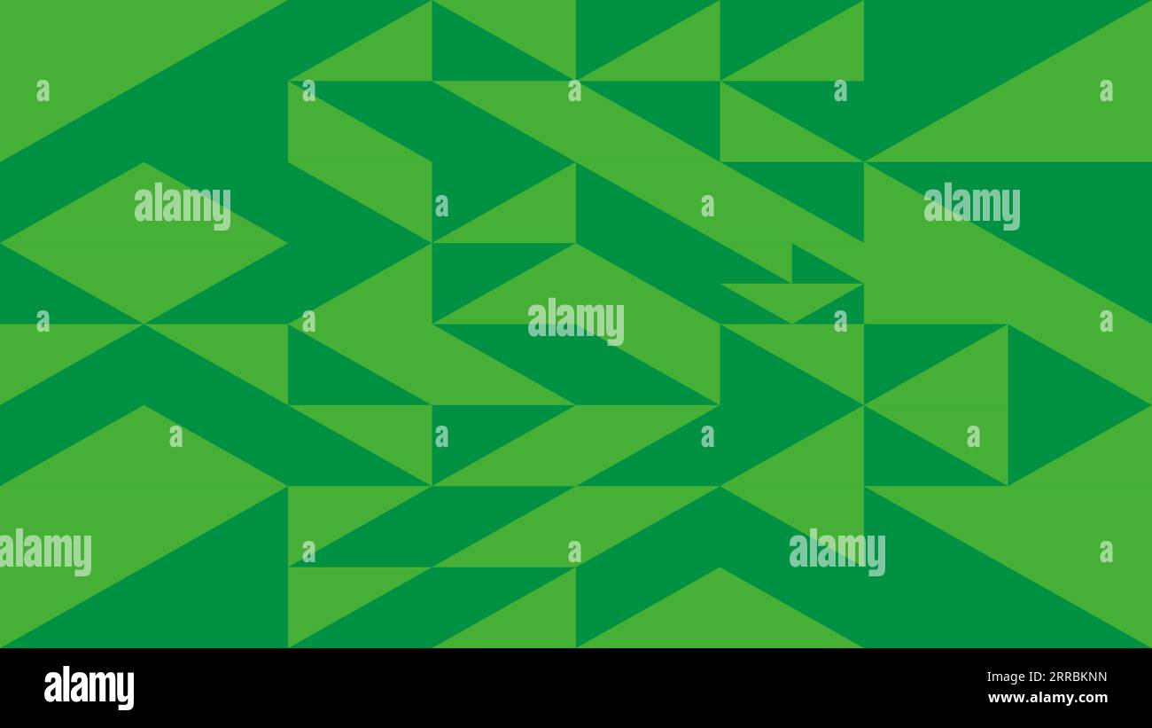 green triangle pattern background. Vector data that is easy to edit Stock Vector Image & Art - Alamy
