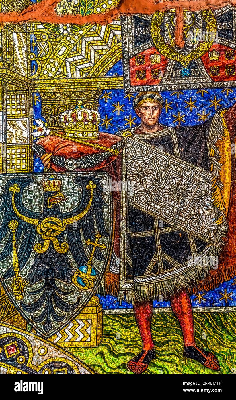 Knight Prussian Coat of Arms Mosaic Kaiser Wilhelm Memorial Church ...