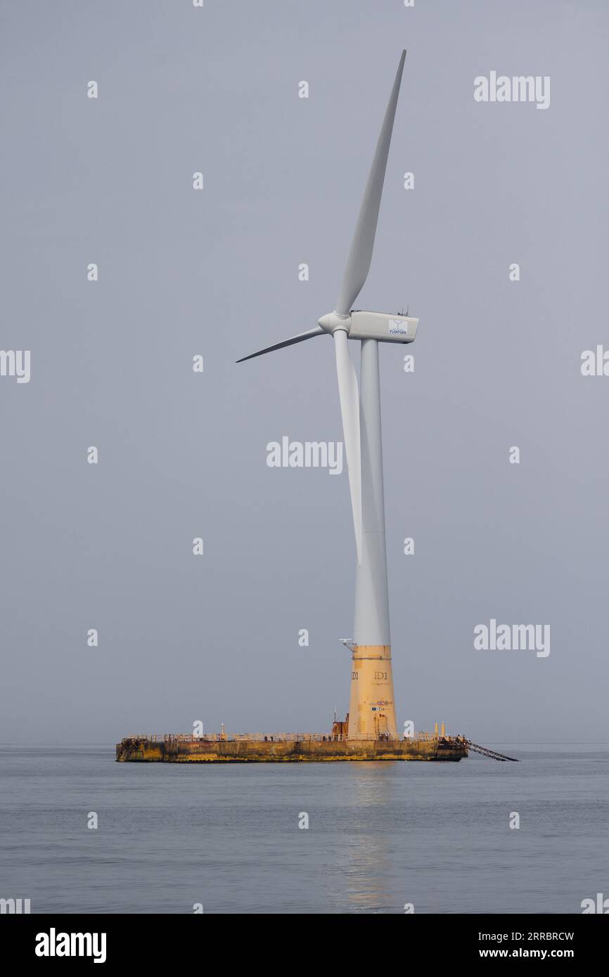 Le Croisic, France. 07th Sep, 2023. This photograph shows the Floatgen ...