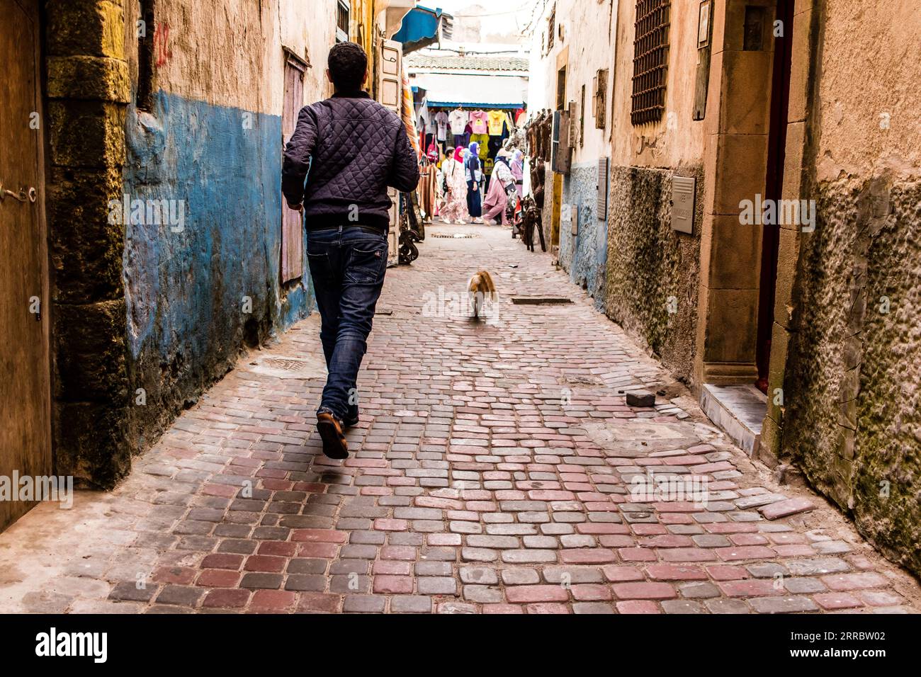 Marrakech, Morocco - August 25, 2023 Medina of Marrakech, medieval ...