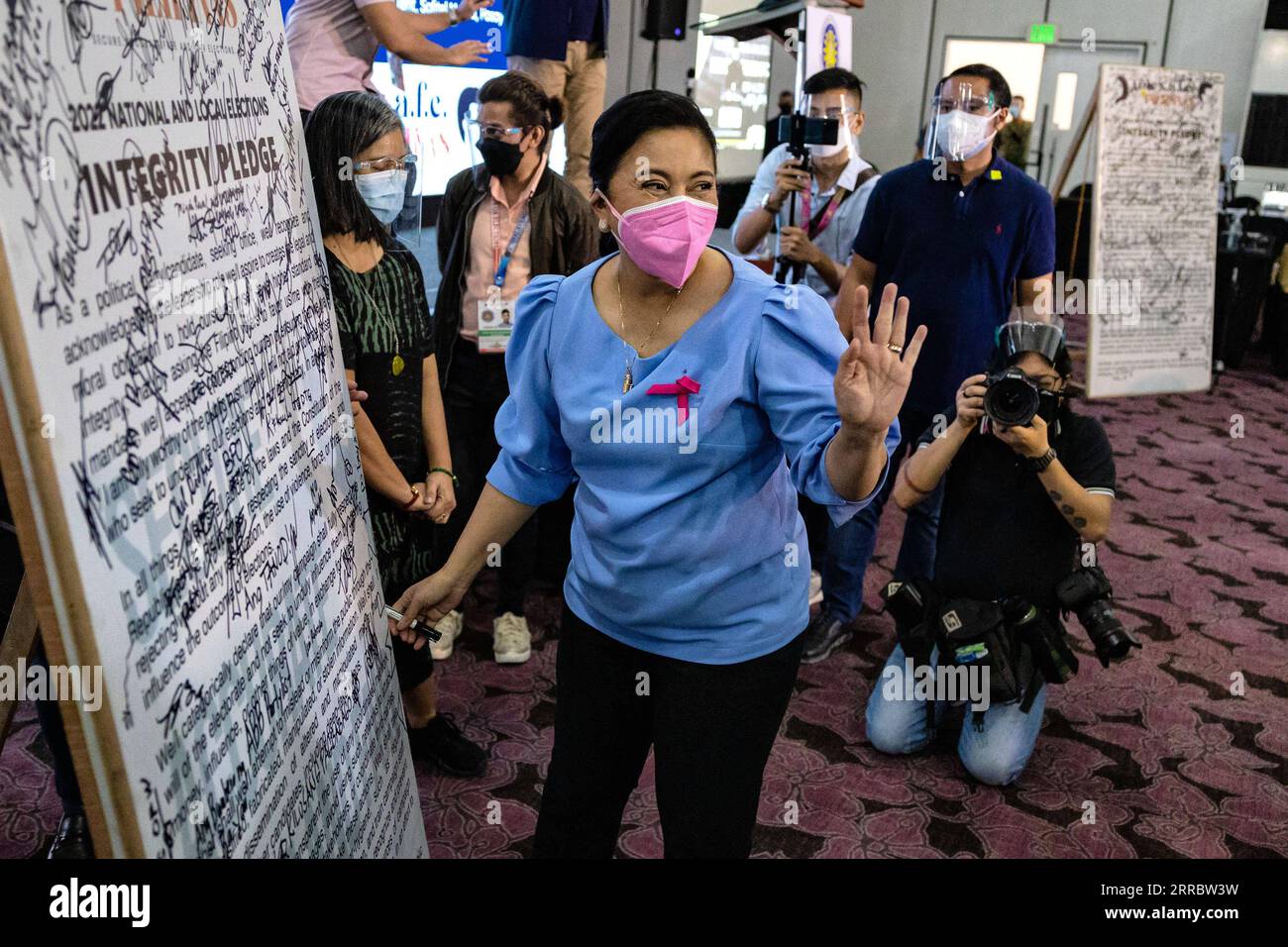 211007 -- PASAY CITY, Oct. 7, 2021 -- Philippine Vice President Maria ...