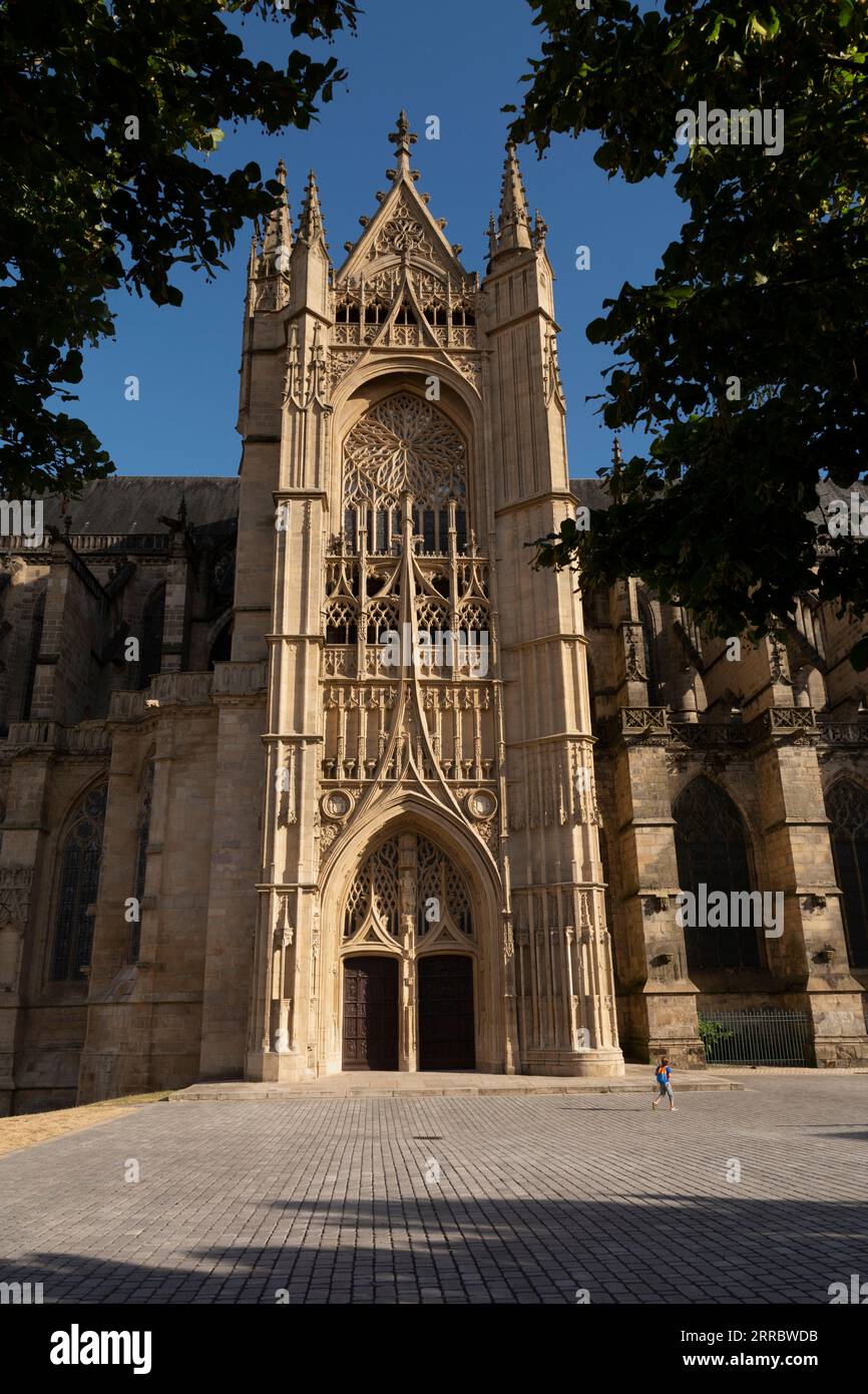 St. Etienne Cathedral (13th - 19th cent.). Limoges. Capital of the ...