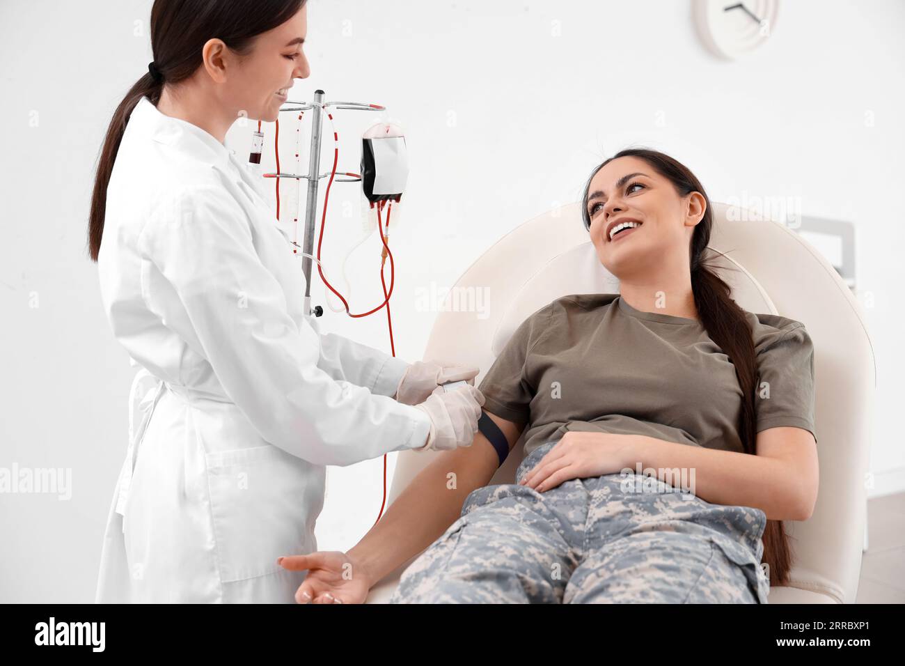 Blood transfusion war hi-res stock photography and images - Alamy