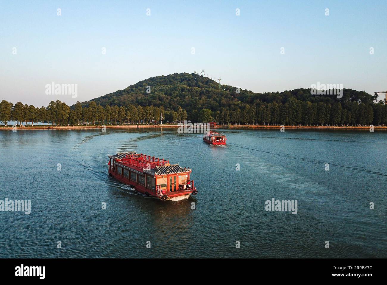 Aerial view wuhan city lake hi-res stock photography and images - Alamy
