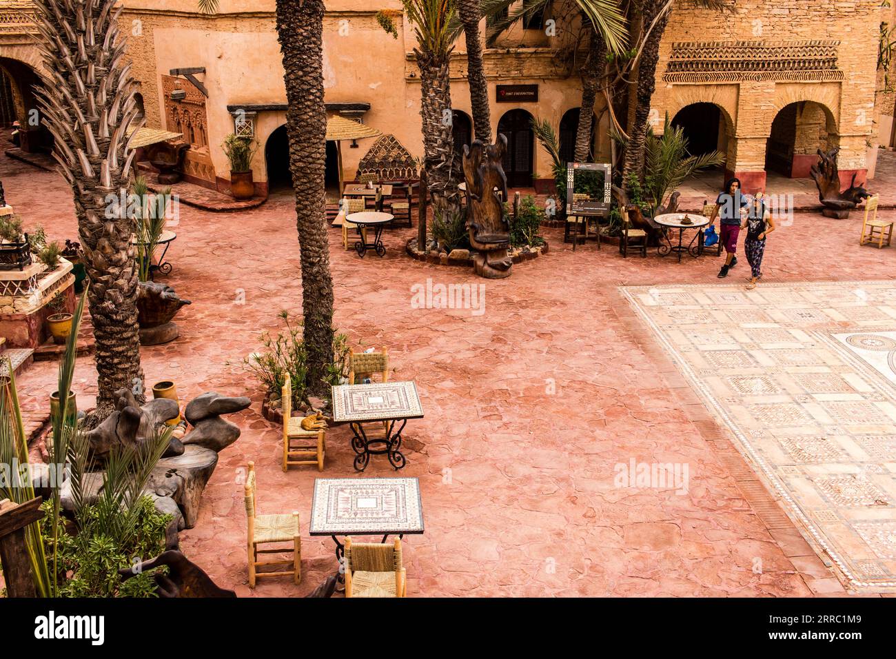Agadir, Morocco - August 21, 2023 The new medina of Agadir, Coco ...