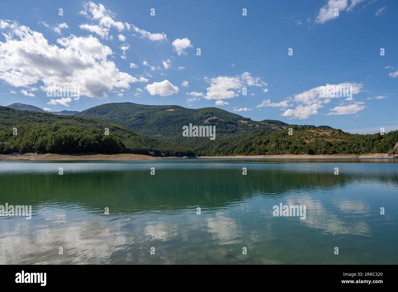The Montagna Spaccata lake is a small artificial lake on the southern ...