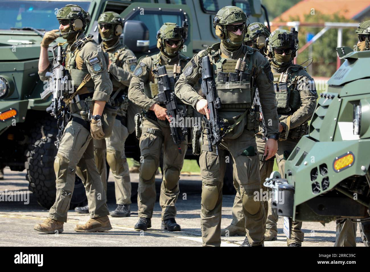 Zagreb, Croatia. 07th Sep, 2023. Demonstration exercise of special ...